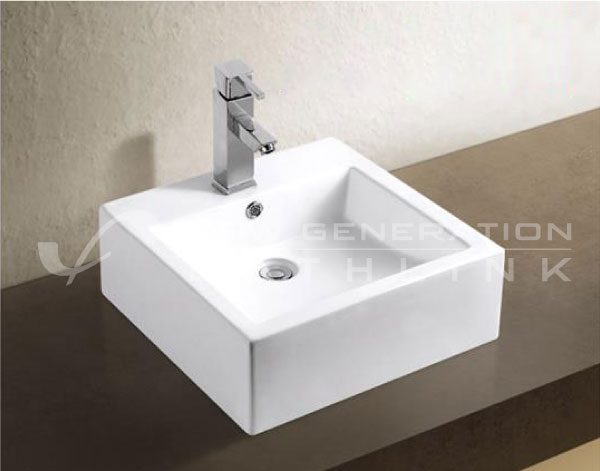 Basins – Counter Top Ceramic Basin in Nice Square Shape