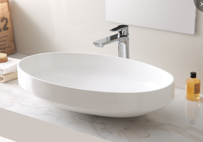 Basin – 515mm Handmade Poly-marble Basin in Matt Finish